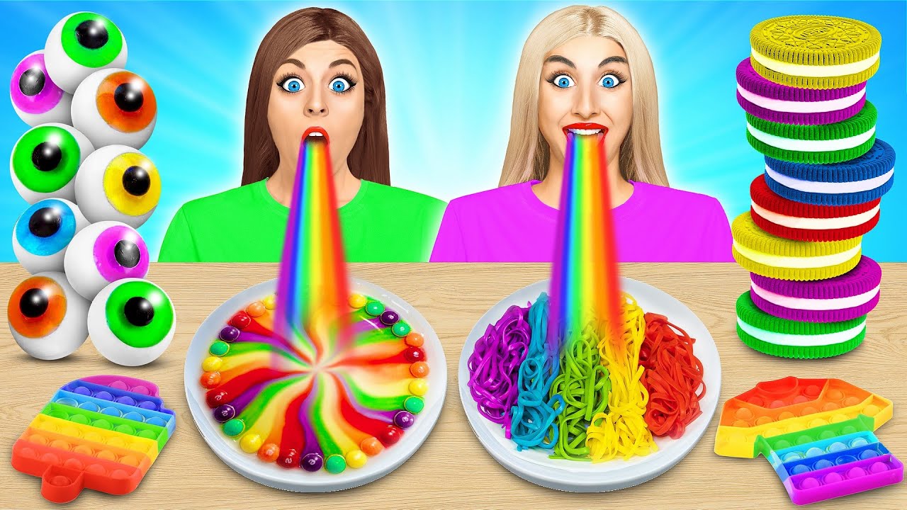 Desafío Arcoíris por 24 Horas | Desafíos Divertidos por Multi DO Food ...