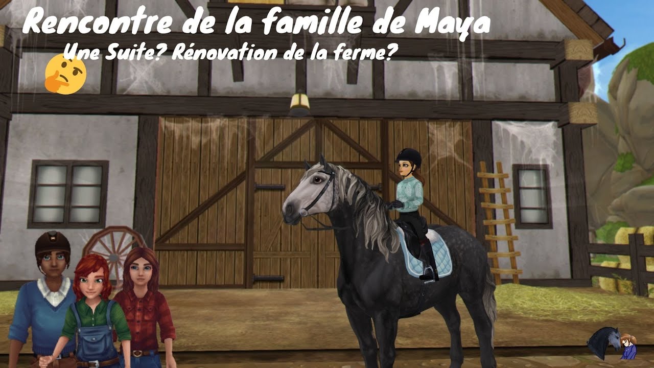 JE RENCONTRE LA FAMILLE DE MAYA !!! LA FERME RÉNOVÉ ?? | STAR STABLE ...
