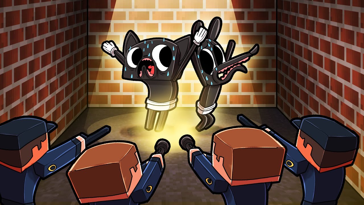 Baby Cartoon Cat Prison JAILBREAK! (Minecraft) - YouTube