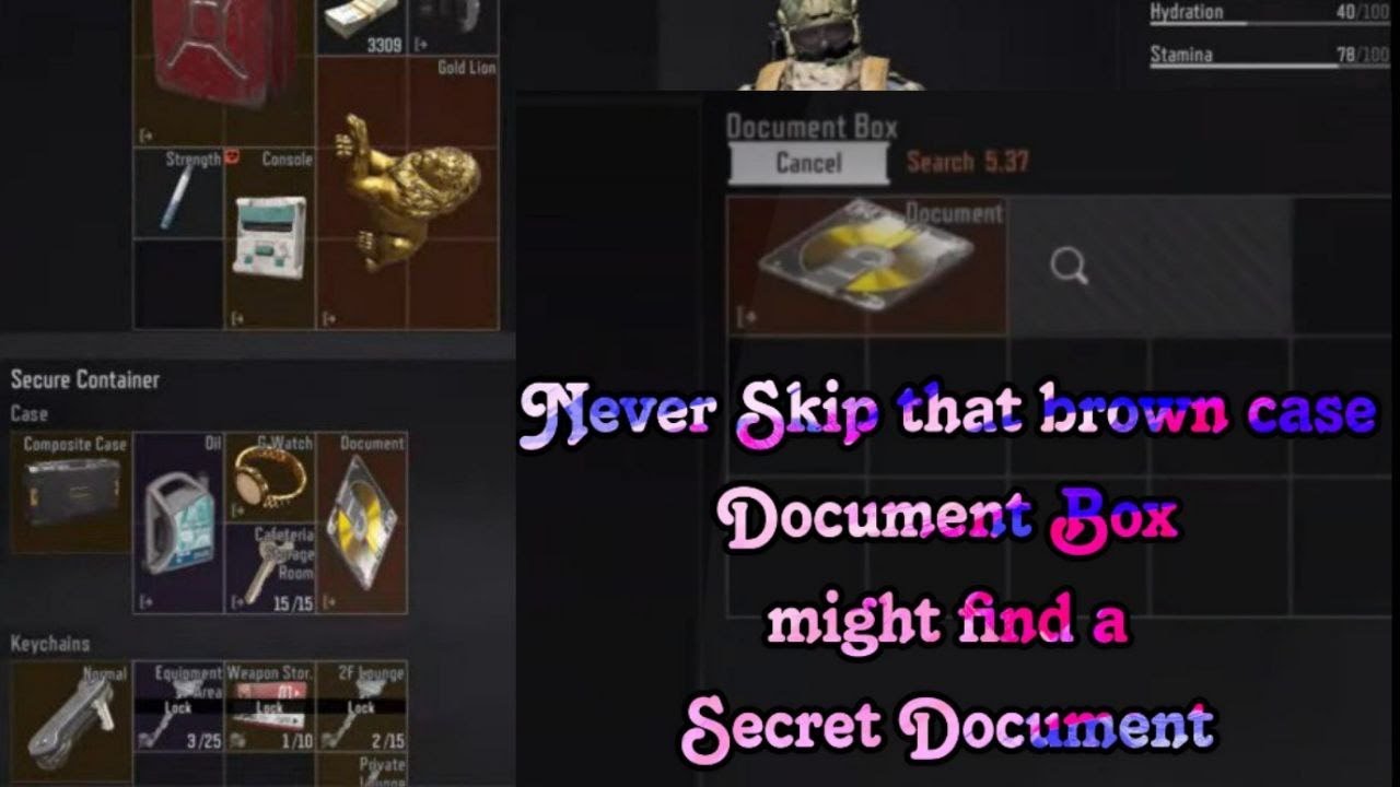 Secret Document not always in Safe, Solo Armory Got Golden Lion ...