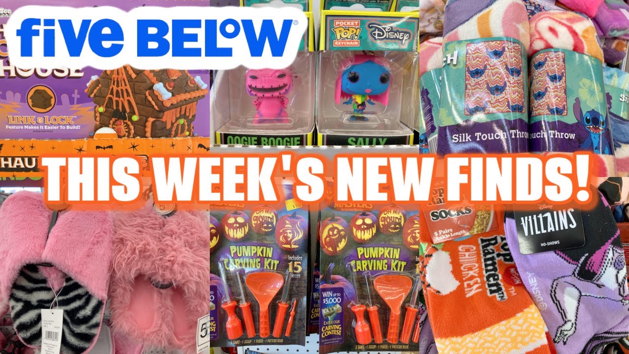 FIVE BELOW - This Week's New Finds! - YouTube
