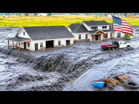 Colorado, USA Struck by Severe Flooding!🌊 Mud & Debris Turn Roads To Rivers in Beulah & Ouray County