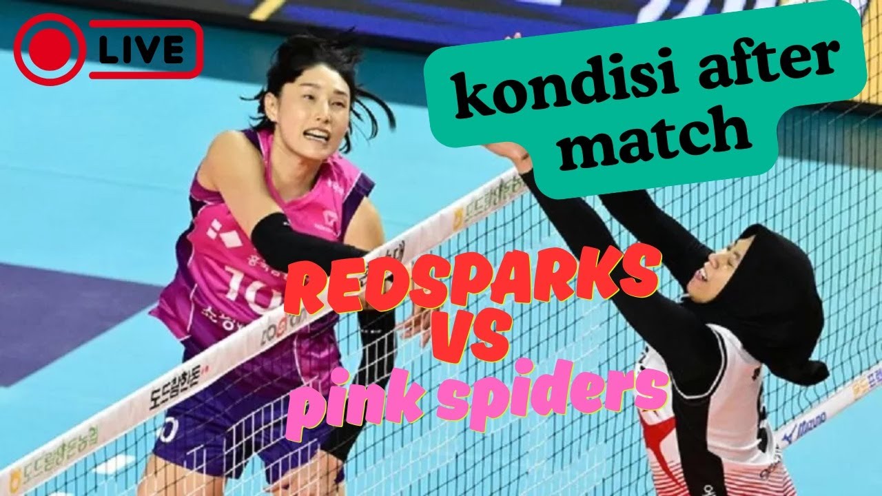 AFTER MATCH REDSPARKS vs PINK SPIDERS #kovo #vleague #redsparks # ...