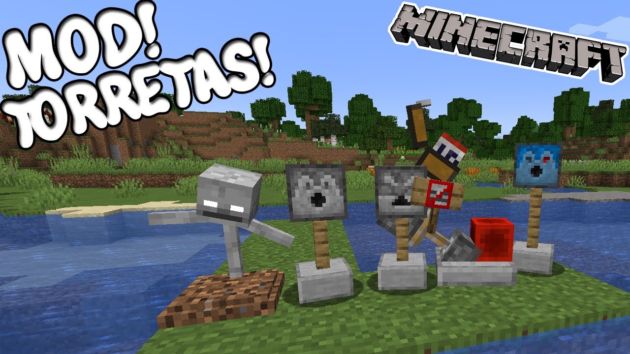 SUPER TORRETAS! Minecraft 1.18.2 MOD TOWER DEFENSE UNITS! - YouTube