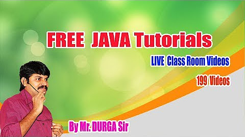 CORE JAVA with SCJP/OCJP: Language Fundamentals by DURGA Sir - YouTube
