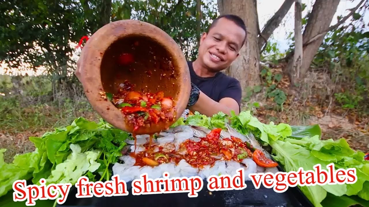 Eat With Idols: Fresh shrimp and vegetables in spicy recipe | Batee ...