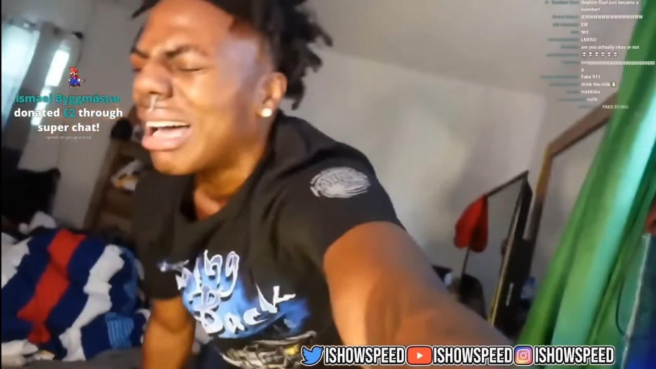 IShowSpeed Does The ONE CHIP CHALLENGE!!! ( GONE WRONG ) - YouTube