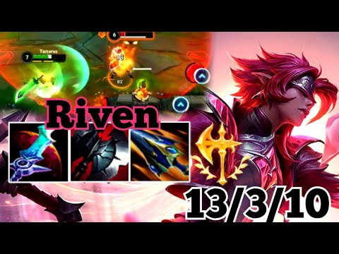 RIVEN TOP WILD RIFT | 13/3/10 | RIVEN BUILD RUNES - YouTube
