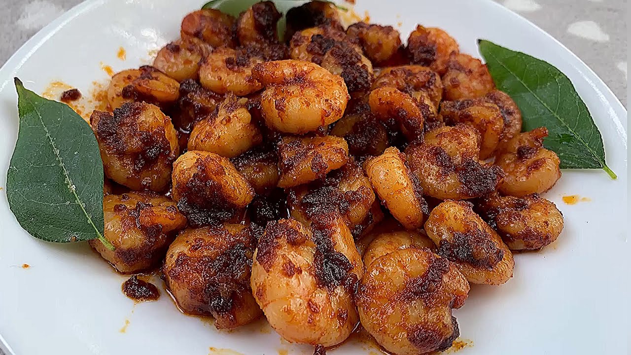 How to make soft prawn fry? - Simple way - YouTube