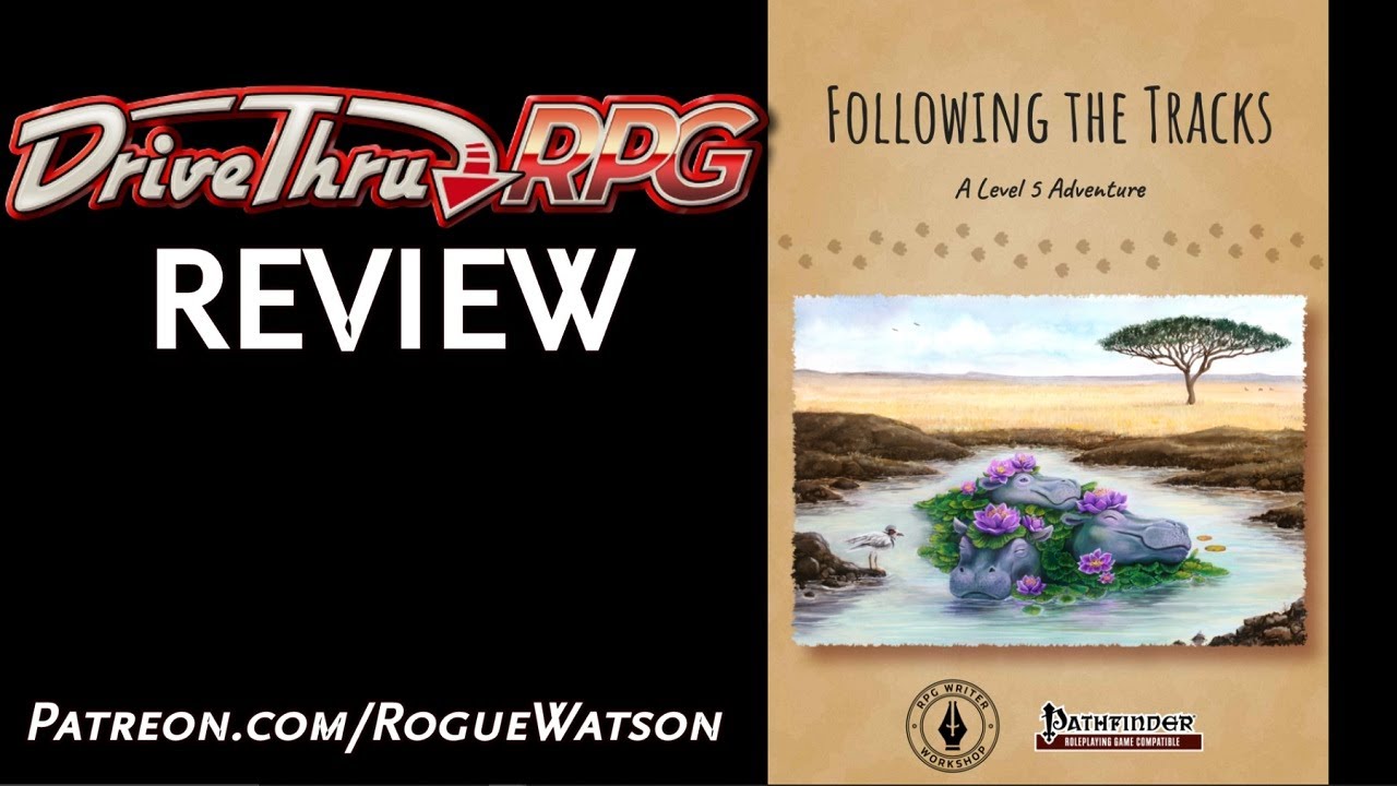 DriveThruRPG Review - Following the Tracks [PF1E] - YouTube