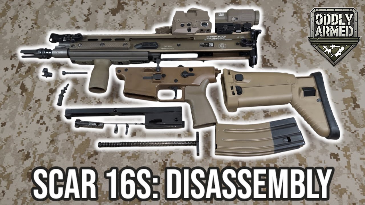 FN SCAR 16S: Disassembly - YouTube