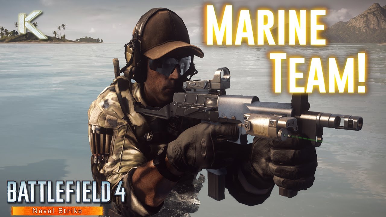 Megalodon Vs Marine Team - Battlefield 4 (BF4) "Naval Strike" - YouTube