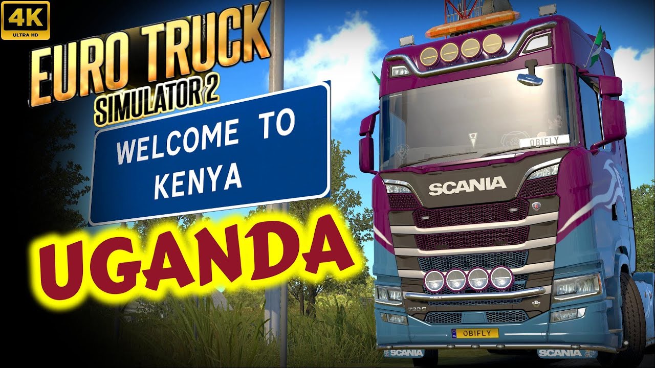 Driving Scania Super Link Double Trailer from Uganda to Kenya #ets2 ...