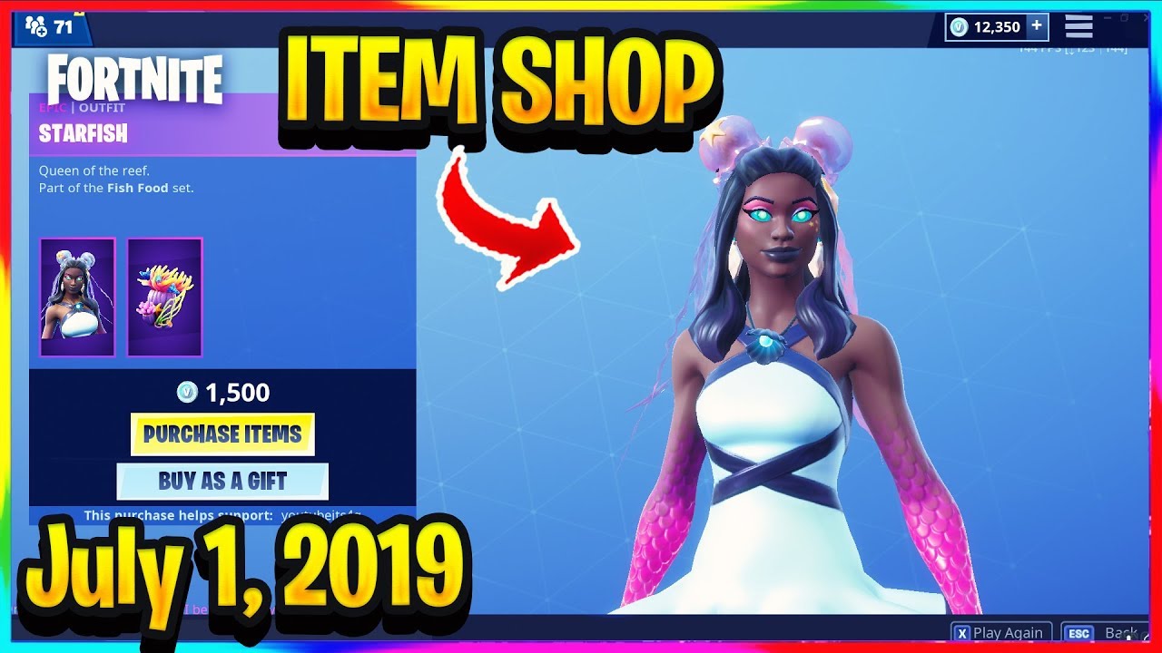 FORTNITE ITEM SHOP *NEW* CRAB RAVE EMOTE AND STARFISH SKIN! | ITEM SHOP ...