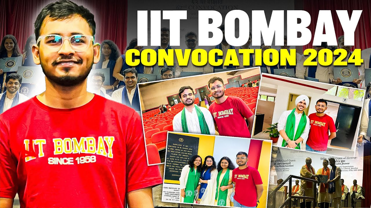 IIT Bombay Convocation 2024🔥ft @rushikalevlogs @EknoorSingh #iitbombay ...