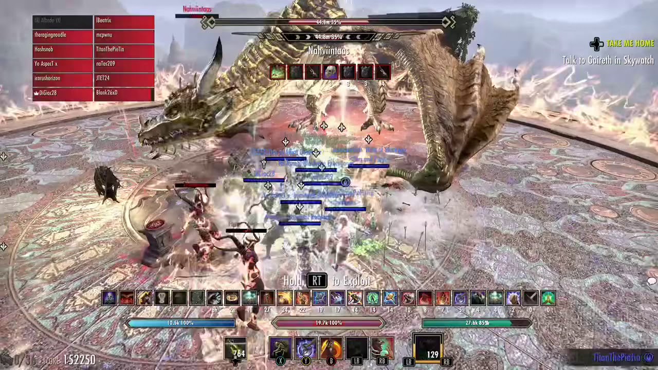 ESO Xbox NA - Raid Snacks - First Sunspire HM Clear (Extinguisher of ...