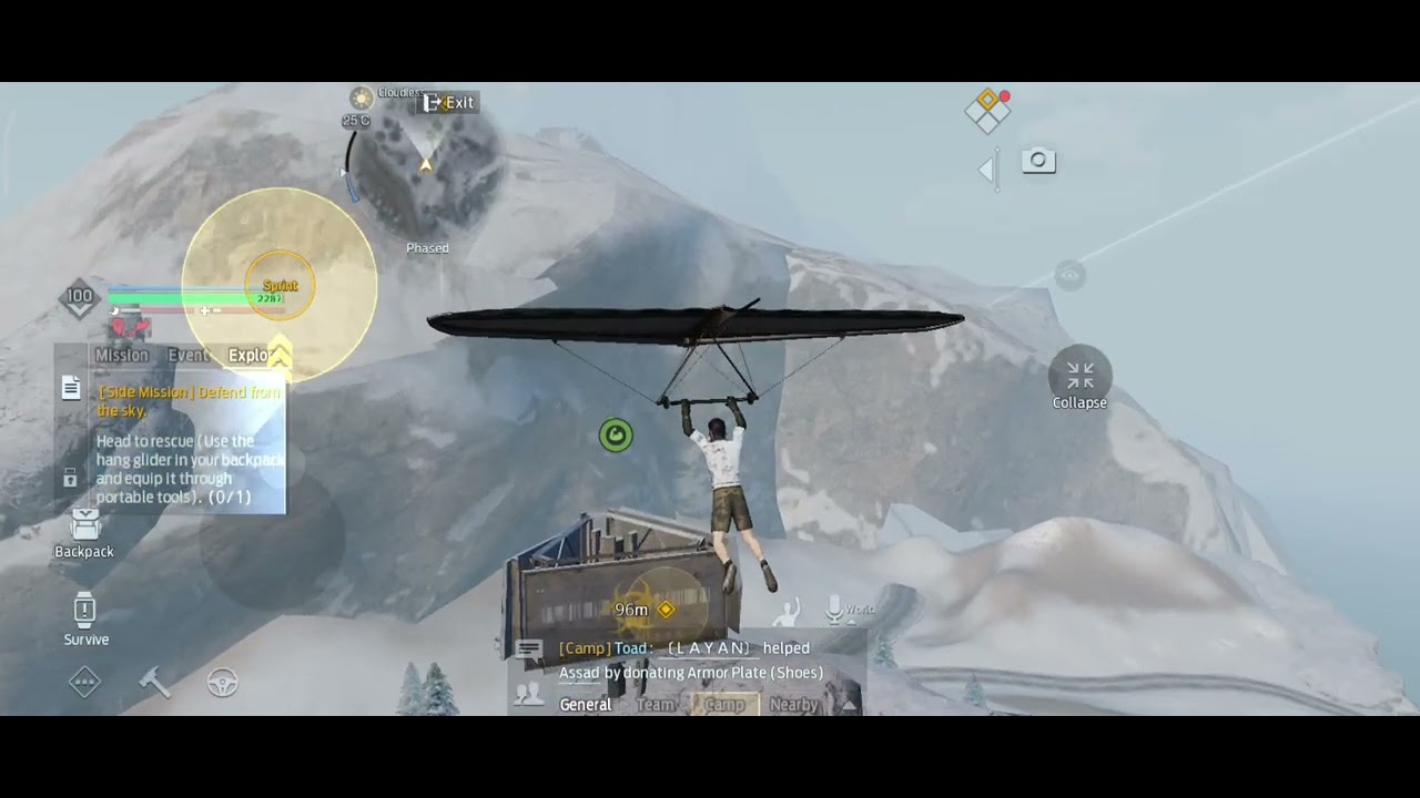 undawn snowy mountains || mt. ollie simple hang glider location - YouTube