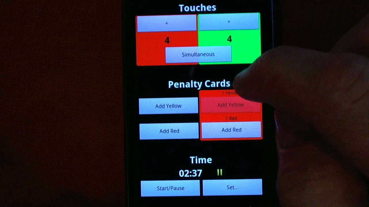 Fencing Score Card - keep track of a fencing bout's score with your ...