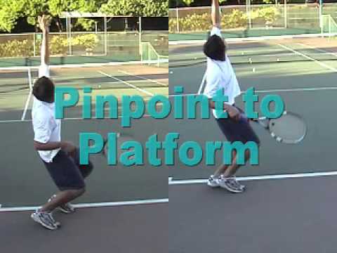 Tennis Serve Pinpoint to Platform - YouTube