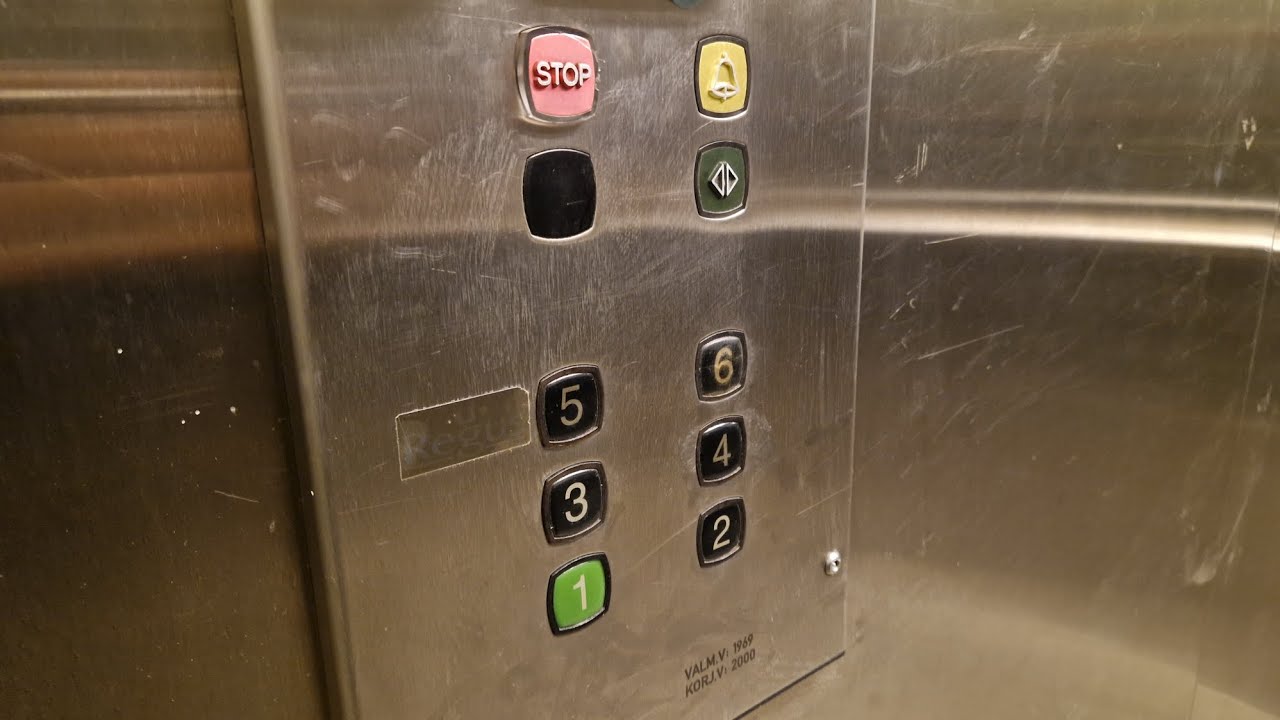 1969 KONE? Mod by KONE 2000 elevator @ Mannerheimintie 12 A, Helsinki ...