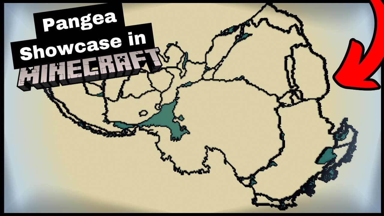 Showcase Of My Modern Pangea Blank Template In Minecraft So Far (INCOMPLETE) - YouTube