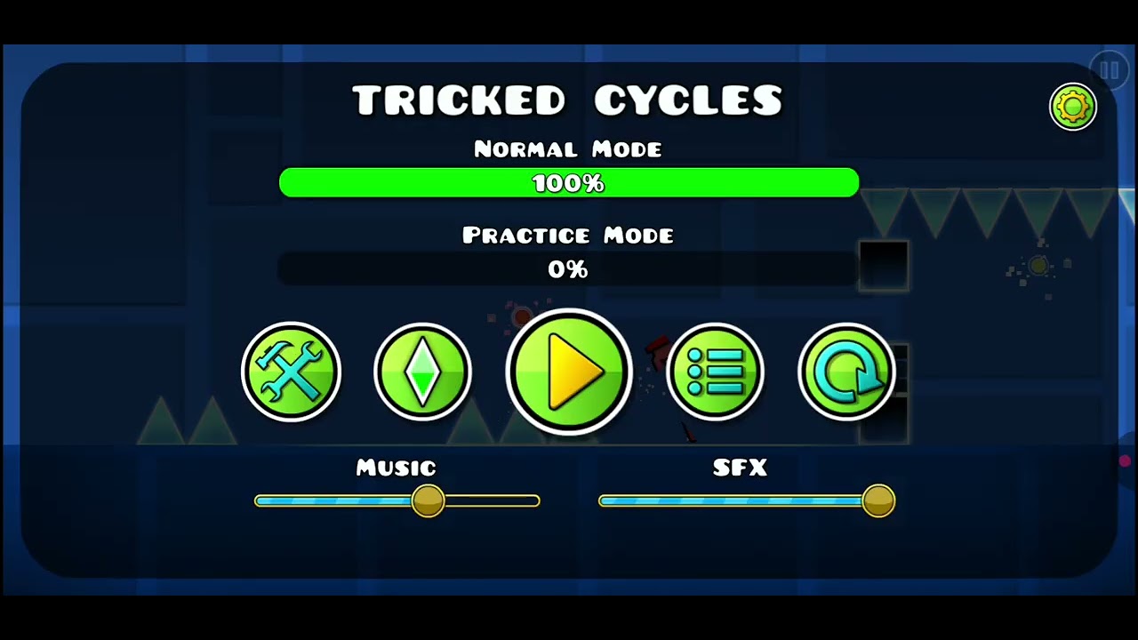 Tricked Cycles by MarckieVIP (me)#geometrydash#gd - YouTube
