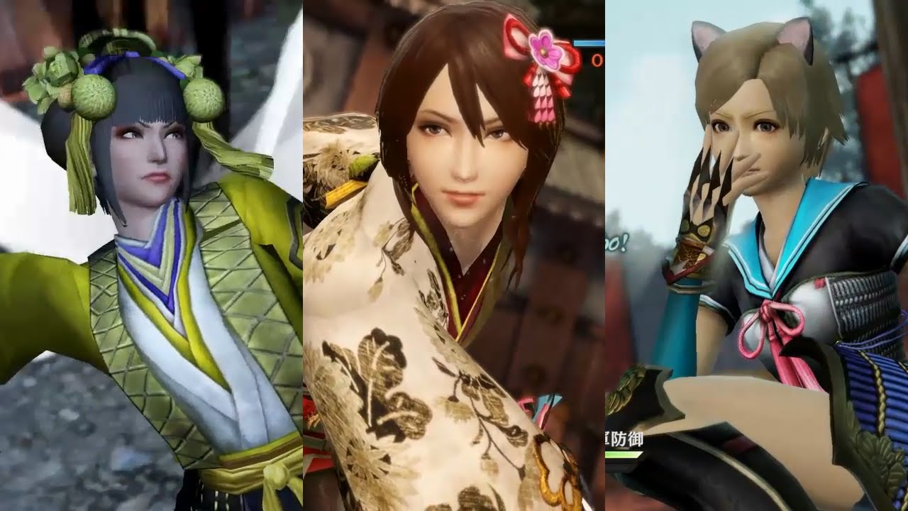 戦国無双4Empires Samurai Warriors 4 Empires CAW - 浅井三姉妹 Azai Three Sisters ...
