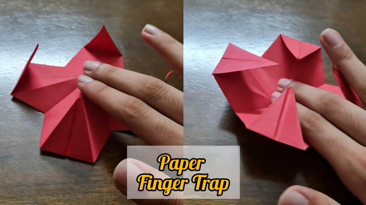 Paper FingerTrap Tutorial || How To Make paper Finger Trap Easily ...