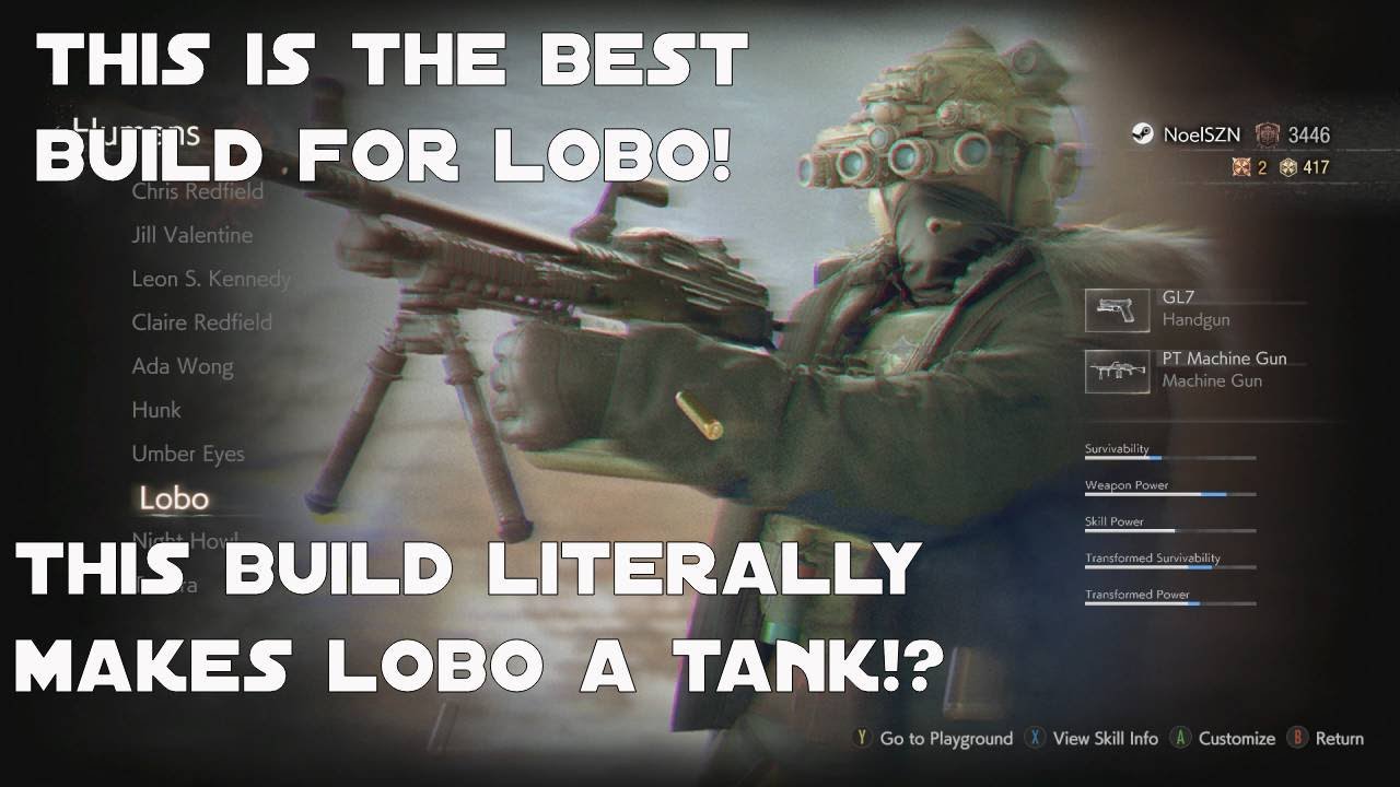 Resident Evil Re:Verse| SHOWING THE BEST LOBO BUILD IN REVERSE!! - YouTube