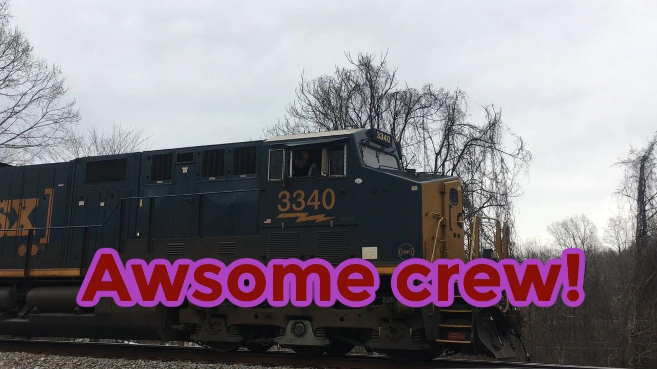 CSX horn and whistle salute!! NS rail train and a update on the Baofeng ...