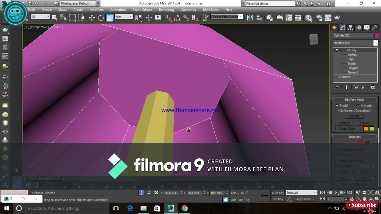 3ds max interior design tutorials part 1 - YouTube