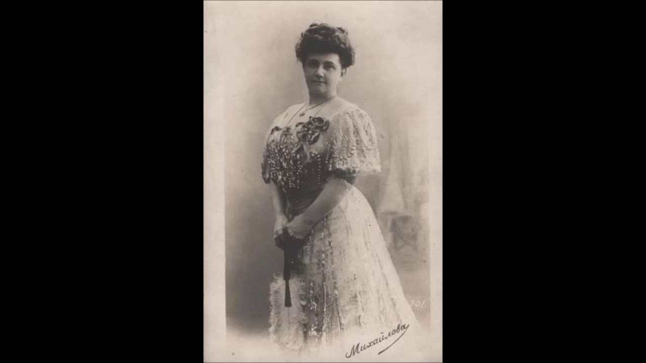Maria Michailova Air from "Lucia di Lammermoor" 1905 - YouTube