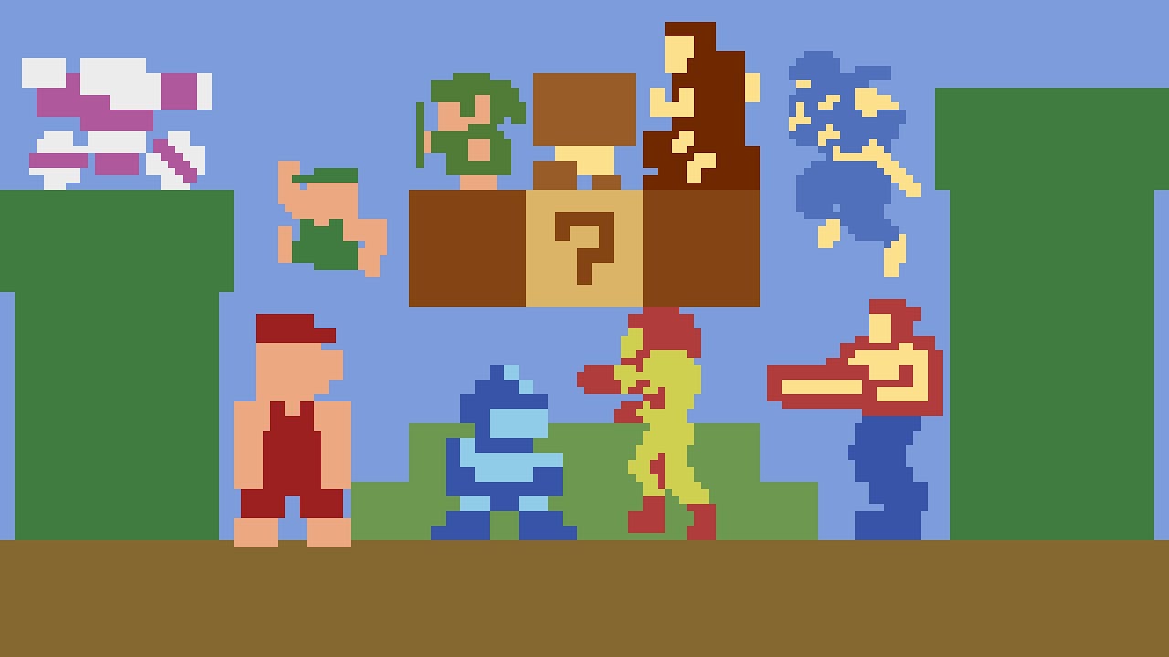 Super Mario Bros. 1 (ATARI) - All New Characters | Super Mario ...