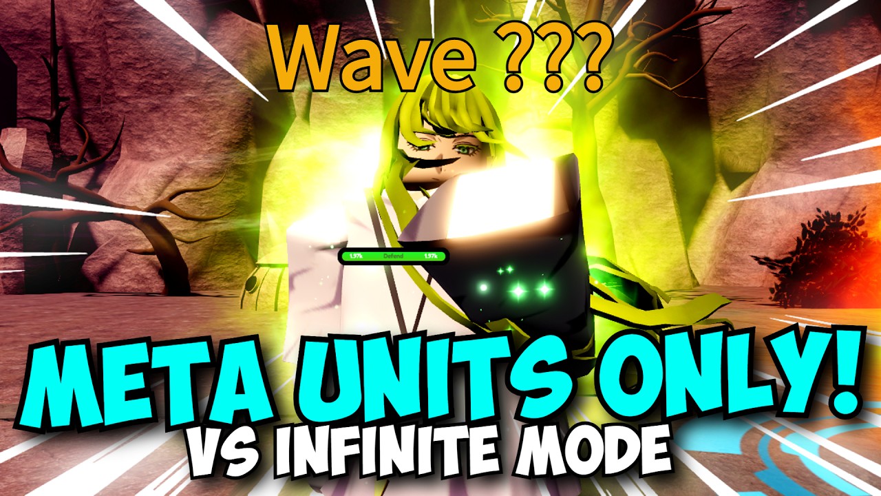 New META Units ONLY Vs Infinite Mode! Can we BEAT MY RECORD? | ASTD ...