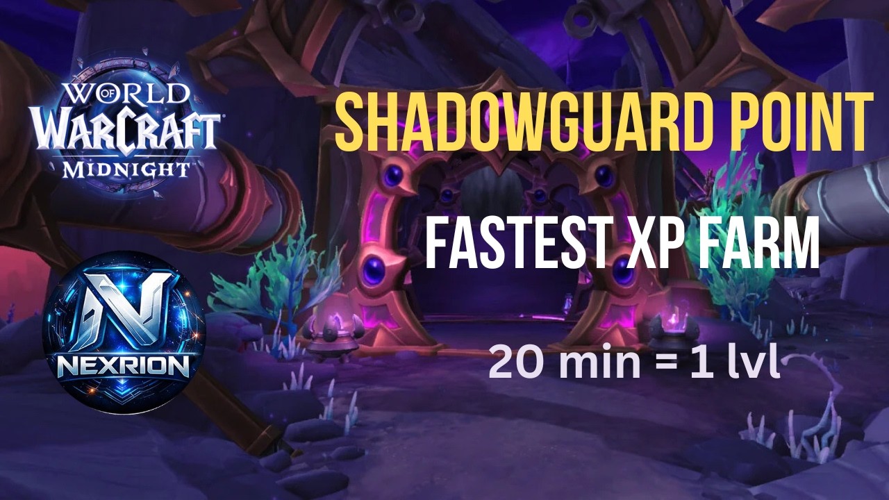 WoW Midnight — Fastest Leveling Method 80-90! Shadowguard Point XP Farm ...