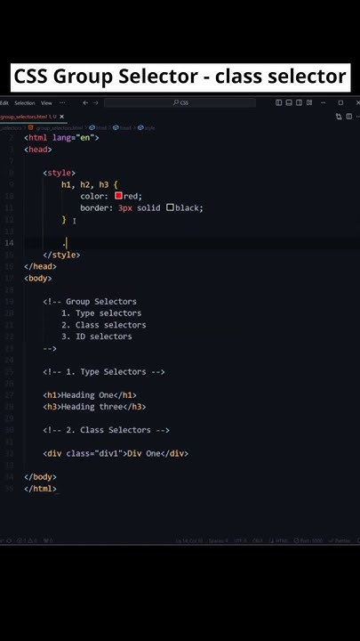 Learn Css Class Selectors Real World Example Tutorial Csstutorial Codewithmayur Youtube