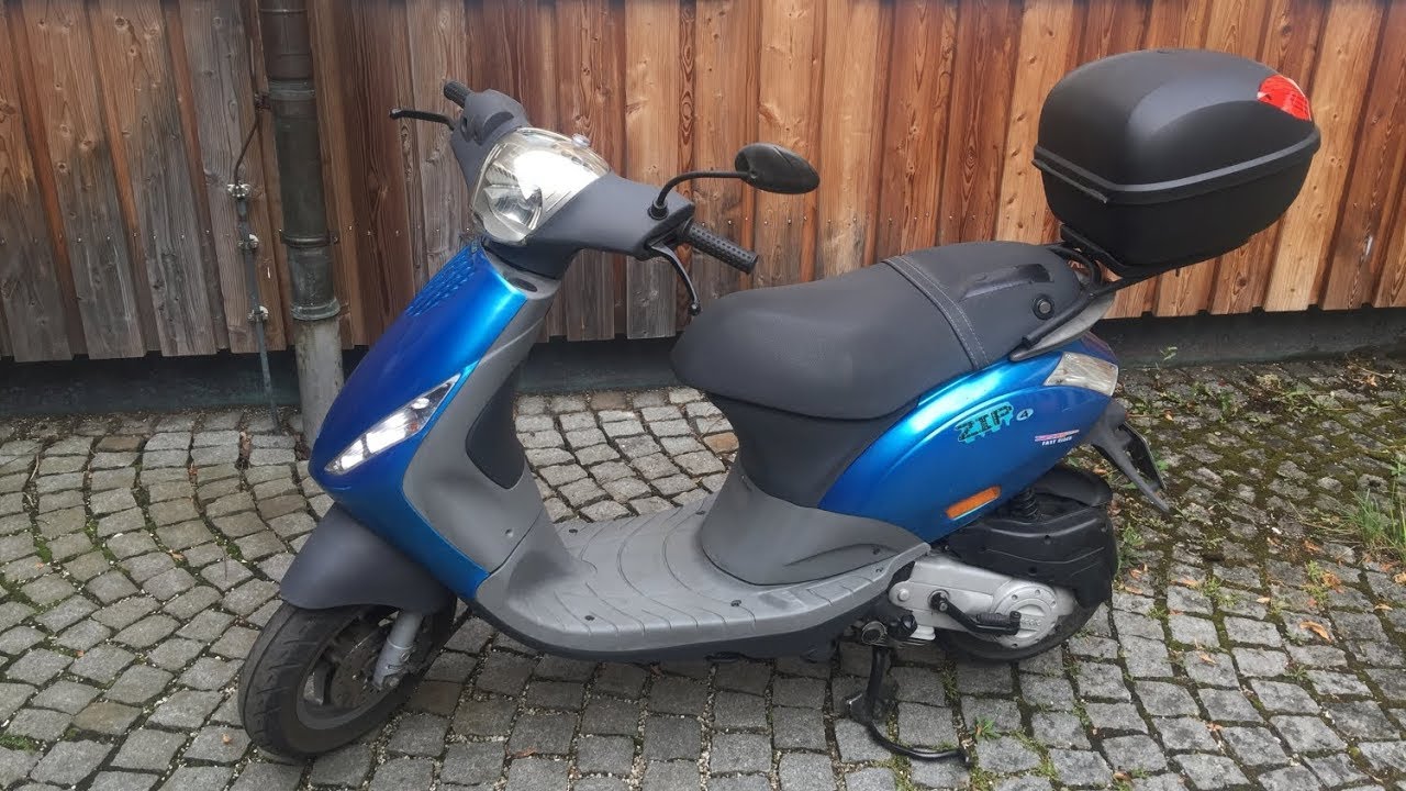 Piaggio Zip II 4T - YouTube