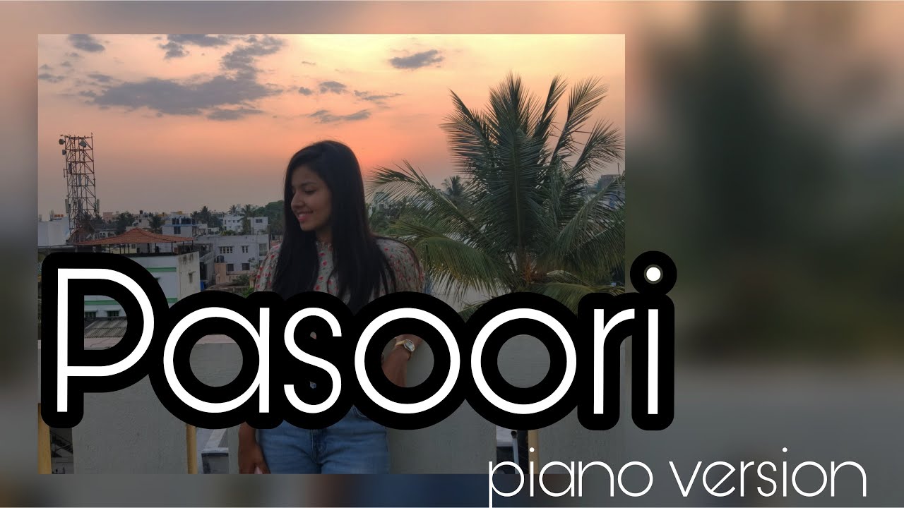 Pasoori | Piano version - YouTube