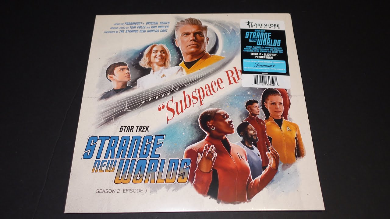 Star Trek Strange New Worlds Subspace Rhapsody Vinyl 2024 Unboxing ...