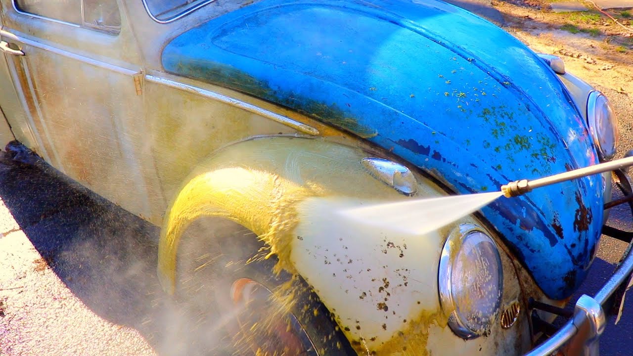 Forgotten Vw Beetle "Panama" First Wash in Years & Channel Update ...