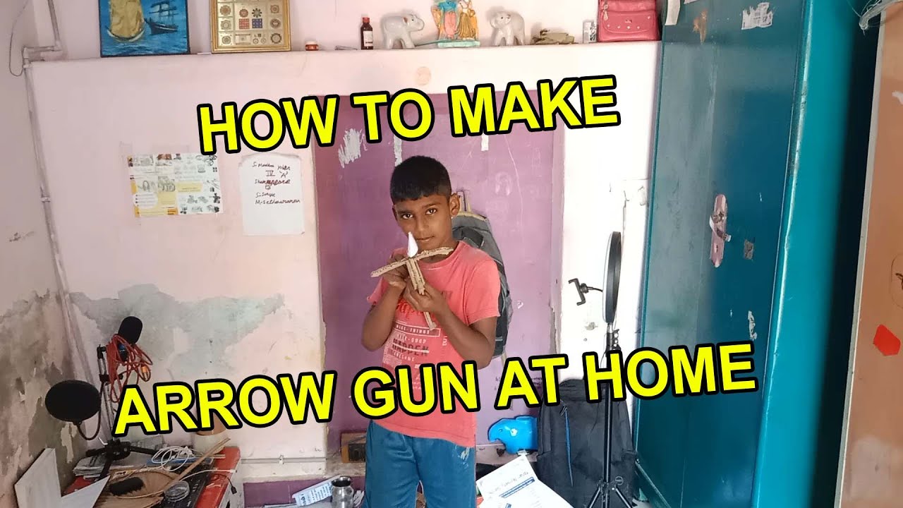 HOW TO MAKE ARROW GUN - YouTube