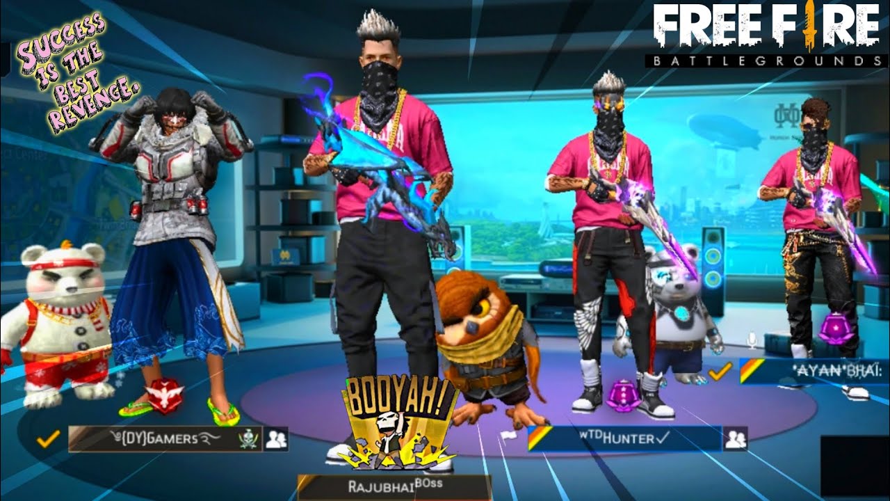 ff gameplay raat ko 1 baje | ff doston ke saat Dy gamers (YT), Hunter ...