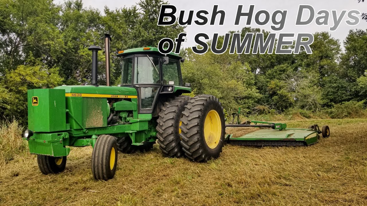 River Farm | Bush Hog Days of Summer Part 1 - YouTube