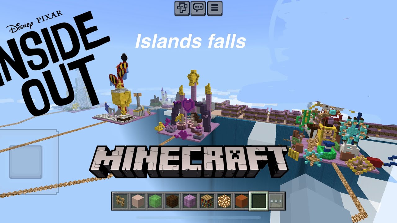 Inside out islands fall Minecraft mini movie new - YouTube