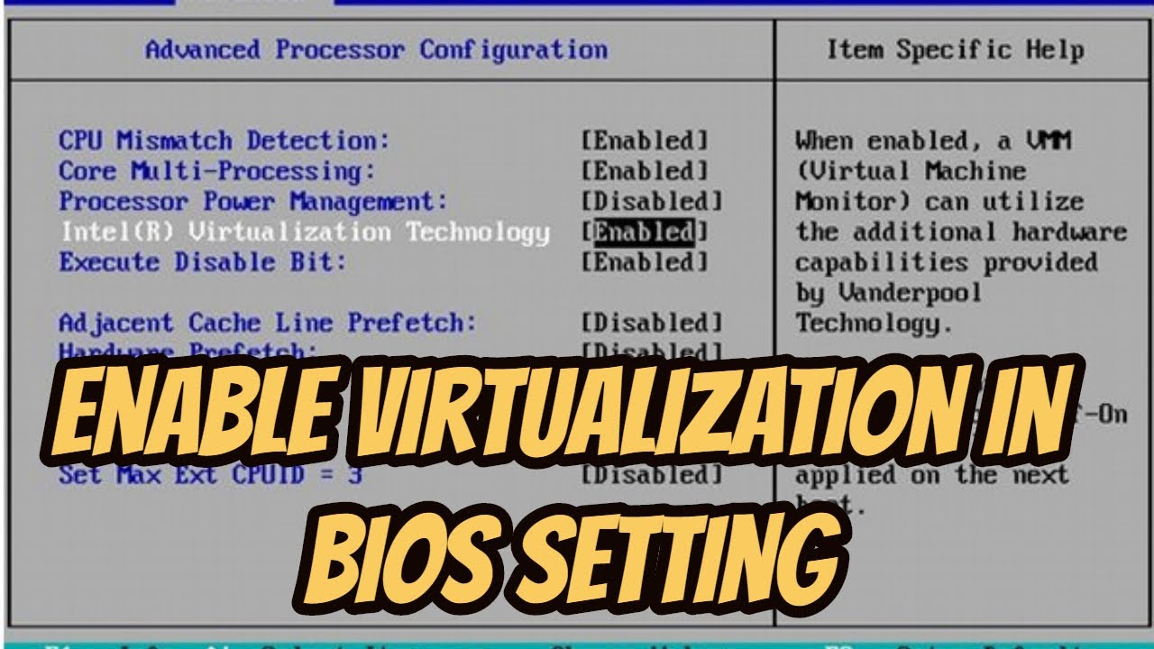 How to enable Virtualization through BIOS | Solve Black Screen Problems ...