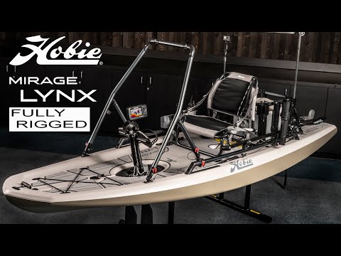 The Ultimate FULLY RIGGED Kayak for Bass Fishing | Hobie Mirage Lynx pedal kayak