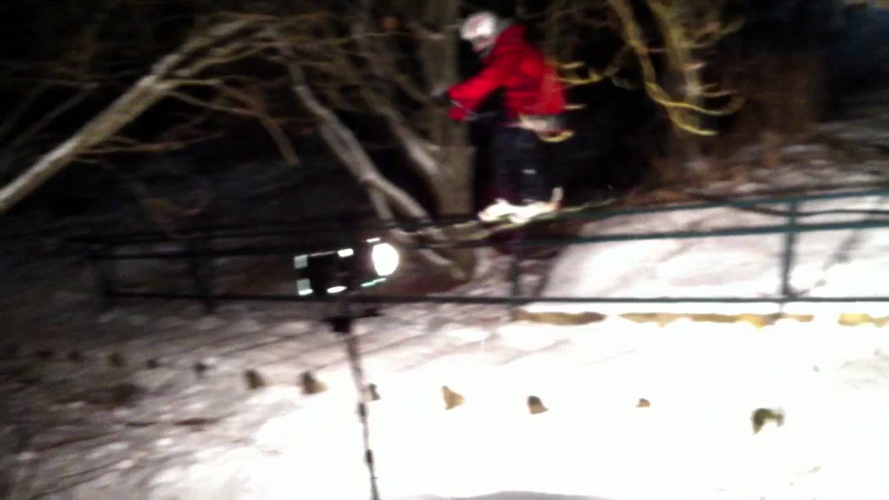 Banshee Bungee Street Rail Ski Drop - YouTube