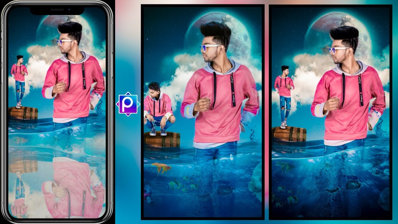 Dual Photo Editing In PicsArt 🤔PicsArt Dual Photo Editing tutorial 🔥 ...