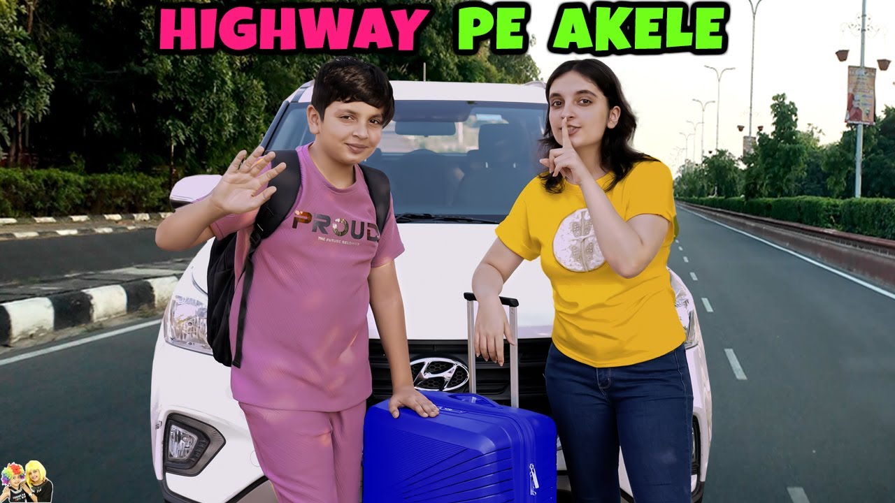 HIGHWAY PE AKELE | Family Travel Vlog | Aayu and Pihu Show - YouTube