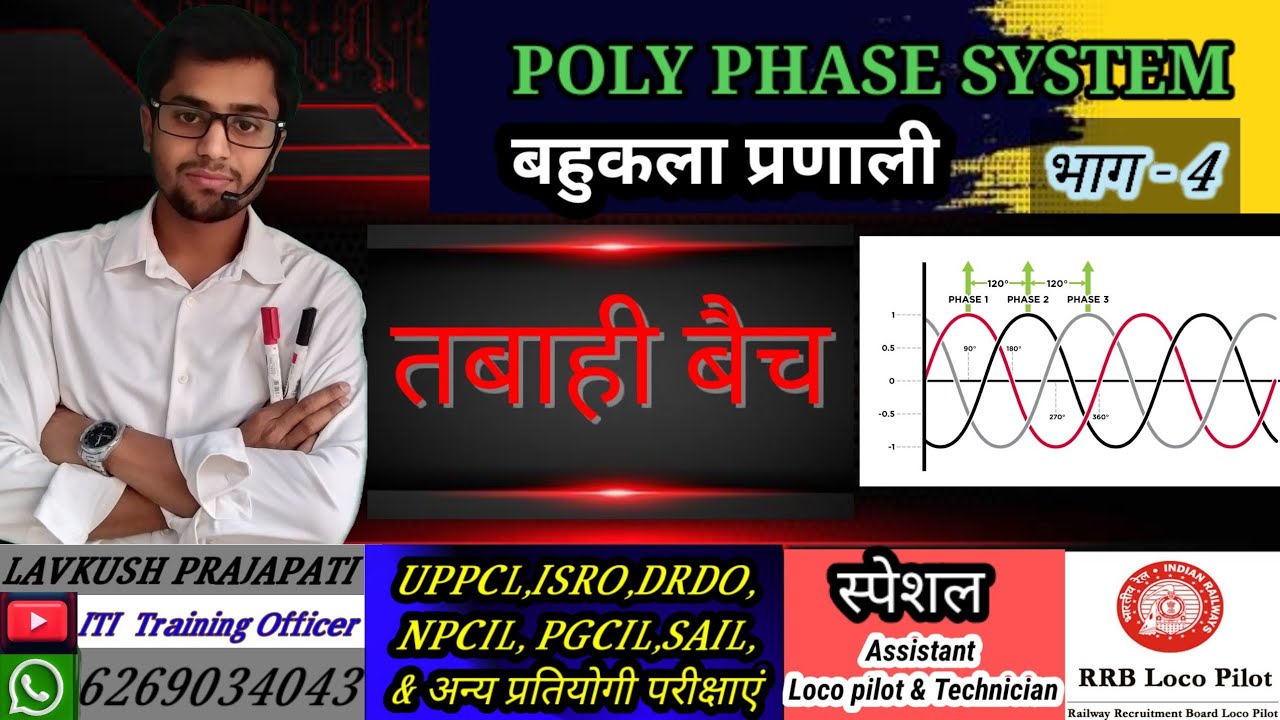 Poly Phase System (बहुकला प्रणाली) भाग-4 by Lavkush Sir - YouTube